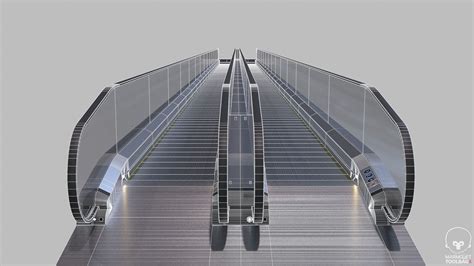 3d Model Angular Autowalk Lsg 12 1000 Lowpoly Vr Ar Low Poly Cgtrader