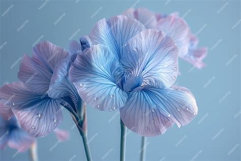 An Iris In Bloom Premium Ai Generated Image