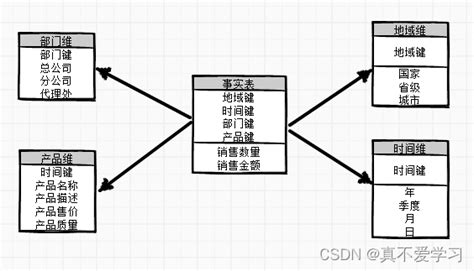 （星型、雪花、星座、交叉连接）多维数据模型各种类型优劣分析 雪花模型 csdn博客