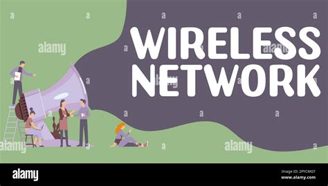 Text Showing Inspiration Wireless Network Conceptual Photo Computer Network That Uses Wireless