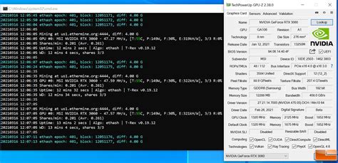 Mistake Enables Full GeForce RTX ETH Mining Over MH S Legit Reviews