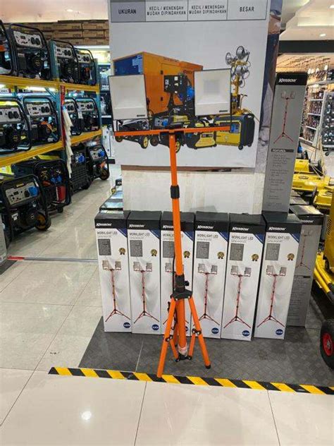 Krisbow Lampu Sorot Led Tripod X W Meter Lampu Proyek Led Krisbow Work Light Lazada