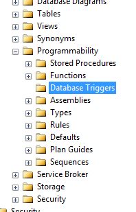 SQL Server Trigger Vs Database Trigger Stack Overflow