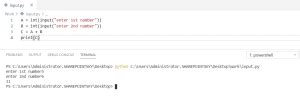 Take Multiple Inputs From User In Python