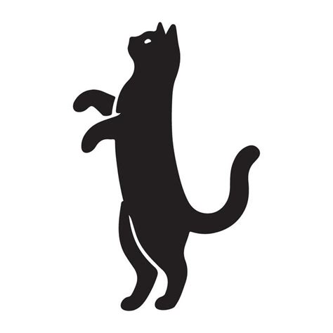 Cat Standing Vector Art Icons And Graphics For Free Download
