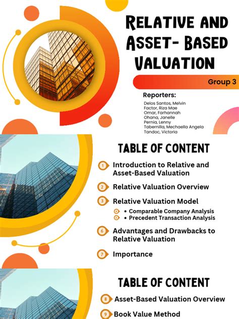 relative and asset based valuation vcm group 3 copy pdf valuation