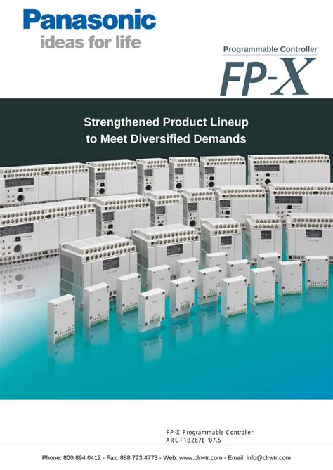 PDF Panasonic FP X Programmable Controllers Files Clrwtr Com Easily Shared Among Up To 16