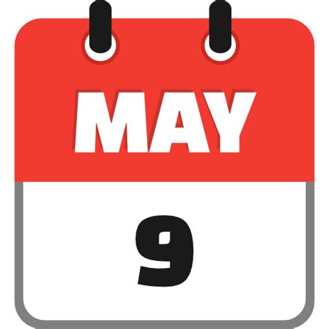 May 9 Icon Svg Vector And Png Free Download Uxwing