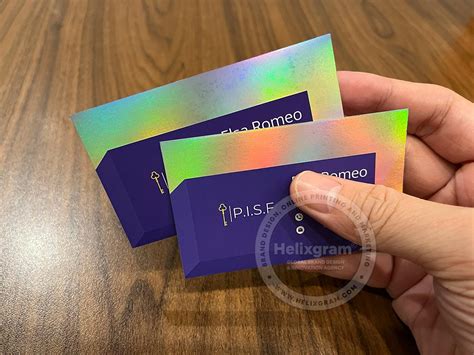 Business Cards With Holographic Foil At Graig White Blog