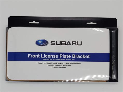 Subaru Front License Plate Bracket Soa342l171 Outback