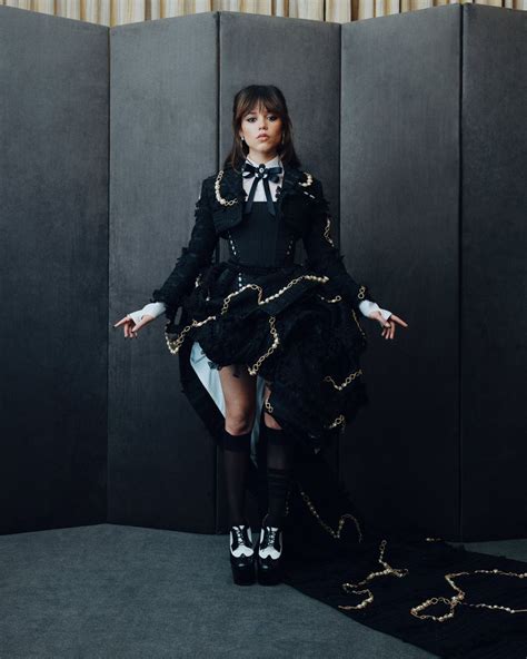 Jenna Ortega Thom Browne Met Gala Campaign May 2023 • Celebmafia