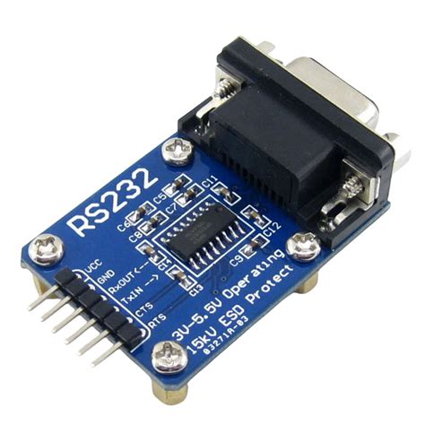 Módulo Rs232 A Ttl Módulo Waveshare Rs232 Sp3232 3v 5 5 V Db9 A Placa
