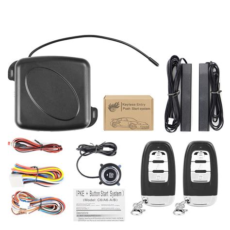 Auto Alarm Start Stop Knop Motor Rfid Keyless Entr Grandado