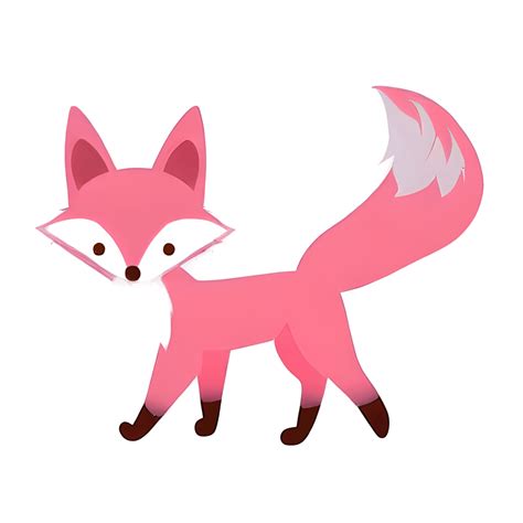 Pink Fox Graphic · Creative Fabrica