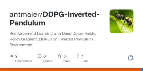 github antmaier ddpg inverted pendulum reinforcement learning with