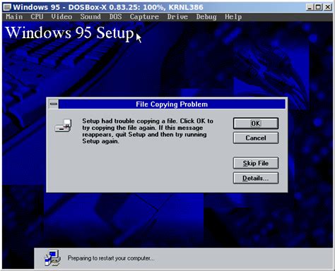 Windows Error Message