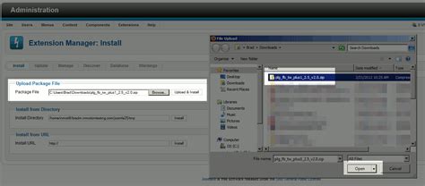 How To Install A Joomla 25 Plugin Inmotion Hosting