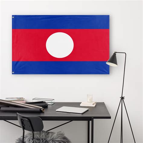 Lao Peoples Democratic Cambodia Flag Flag Mashup Bot Flagmaker And Print