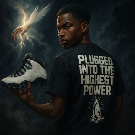 “plugged Into The Highest Power” Tee Plugged In Collection313