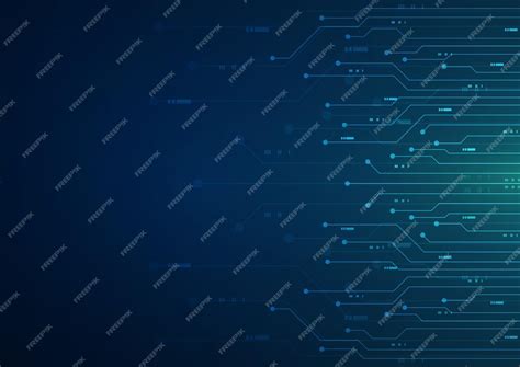Premium Vector Circuit Board Abstract Technology Background