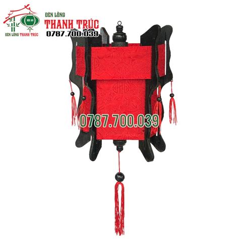 Lồng đèn Lục Giác đỏ 2 Thanh Trúc