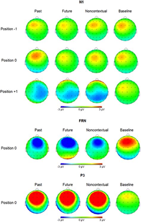 Voltage In Lv Scalp Topographies At Event Position 21 0 And 11