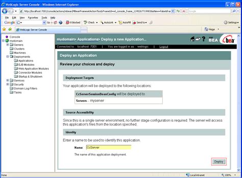 Corticon 5x Sample Ear Installation For Weblogic 81 Progress Community