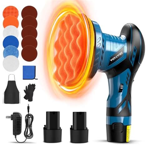 Amazon Cordless Car Buffer Polisher 6 Gear Variable Speed 6inch Car