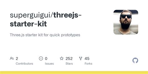 Github Superguiguithreejs Starter Kit Threejs Starter Kit For