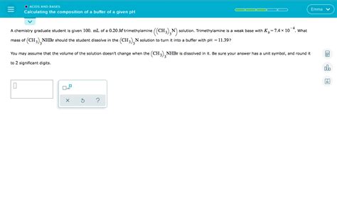 solved o acids and bases calculating the composition of a