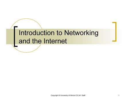 33 Network Intro Introduction To Networking Topics In Networking