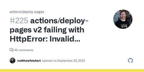 actions deploy pages v2 failing with error invalid artifact url
