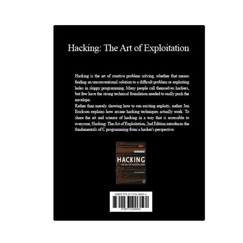 قیمت و خرید کتاب Hacking The Art Of Exploitation اثر Jon Erickson انتشارات نبض دانش