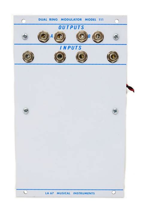 111 Dual Ring Modulator Pcb Panel La Sesenta Y Siete La 67 Modular Addict Buchla Synth Diy