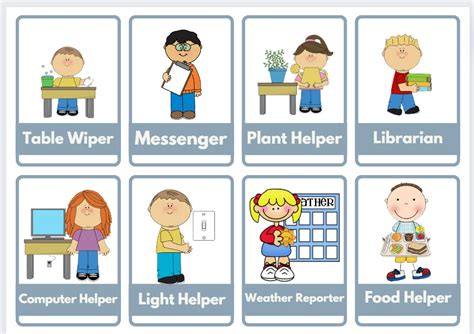 Classroom Helper Flash Cards Etsy