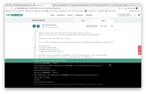 Problem With Arduino IOT Cloud On MAC Help Wanted DroneBot Workshop Forums