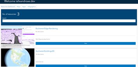 GitHub Ialixandroae Geodev Dashboard Sample App Created With Calcite Web ArcGIS API For