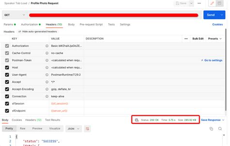 big response time difference between result from jmeter and postman