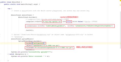 Linux 本地minio存储服务远程调用上传文件 Cpolar 极点云官网