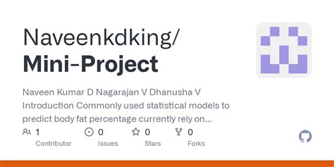 Github Naveenkdking Mini Project Naveen Kumar D Nagarajan V Dhanusha V Introduction Commonly