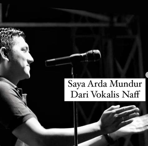 14 Tahun Bersama Band Naff Arda Umumkan Mundur