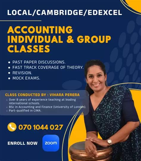 Accounting Classes Accounting Al Commerce Local Colombo