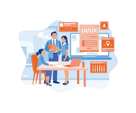 premium vector develop mobile application interface wireframe design