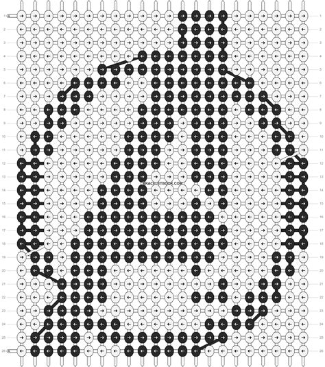 Alpha Pattern 113141 Braceletbook Alpha Patterns String Bracelet Patterns Bracelet Patterns