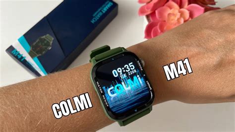 Smartwatch Colmi M41 Unboxing Games Voice Assistant Health