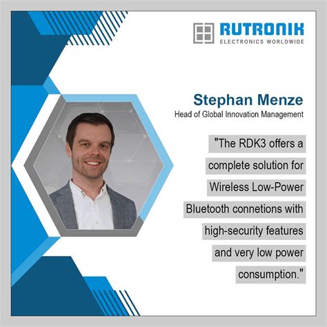 Rutronik Development Kit Rdk3 Stephan Menze