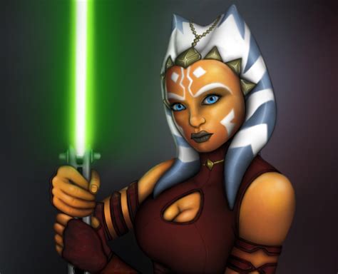 Clone Wars Portraits Ahsoka Tano By Pacmanfire On Deviantart