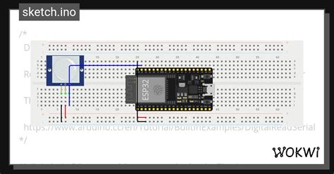 เซนเซอรตรวจจบความเคลอนไหวของสงมชวต Wokwi ESP32 STM32 Arduino Simulator