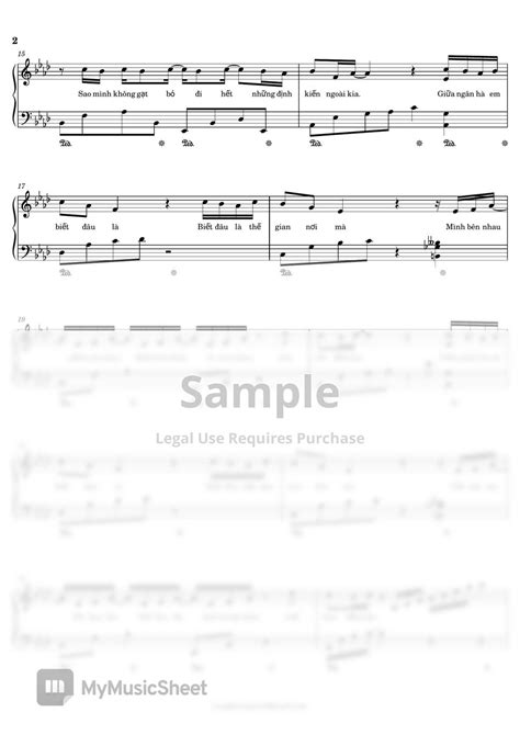 Lady Mây Anh chưa thương em đến vậy đâu Sheet Music by Hứa Kim Tuyền