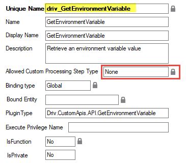 Dataverse Custom API AllowCustomProcessing Explained It Must Be Code